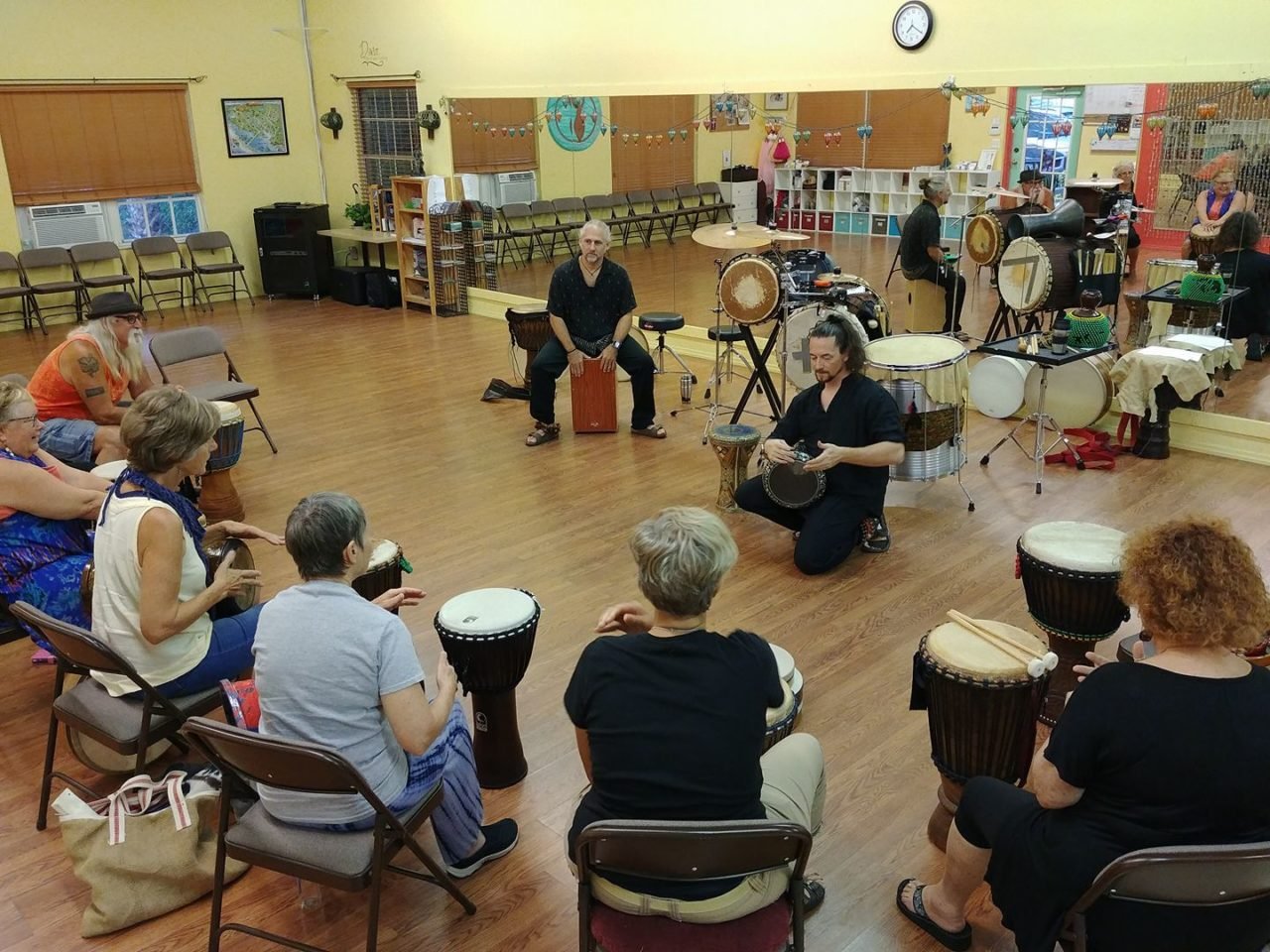 Facilitated Drum and Dance circles - Rhythm Arise